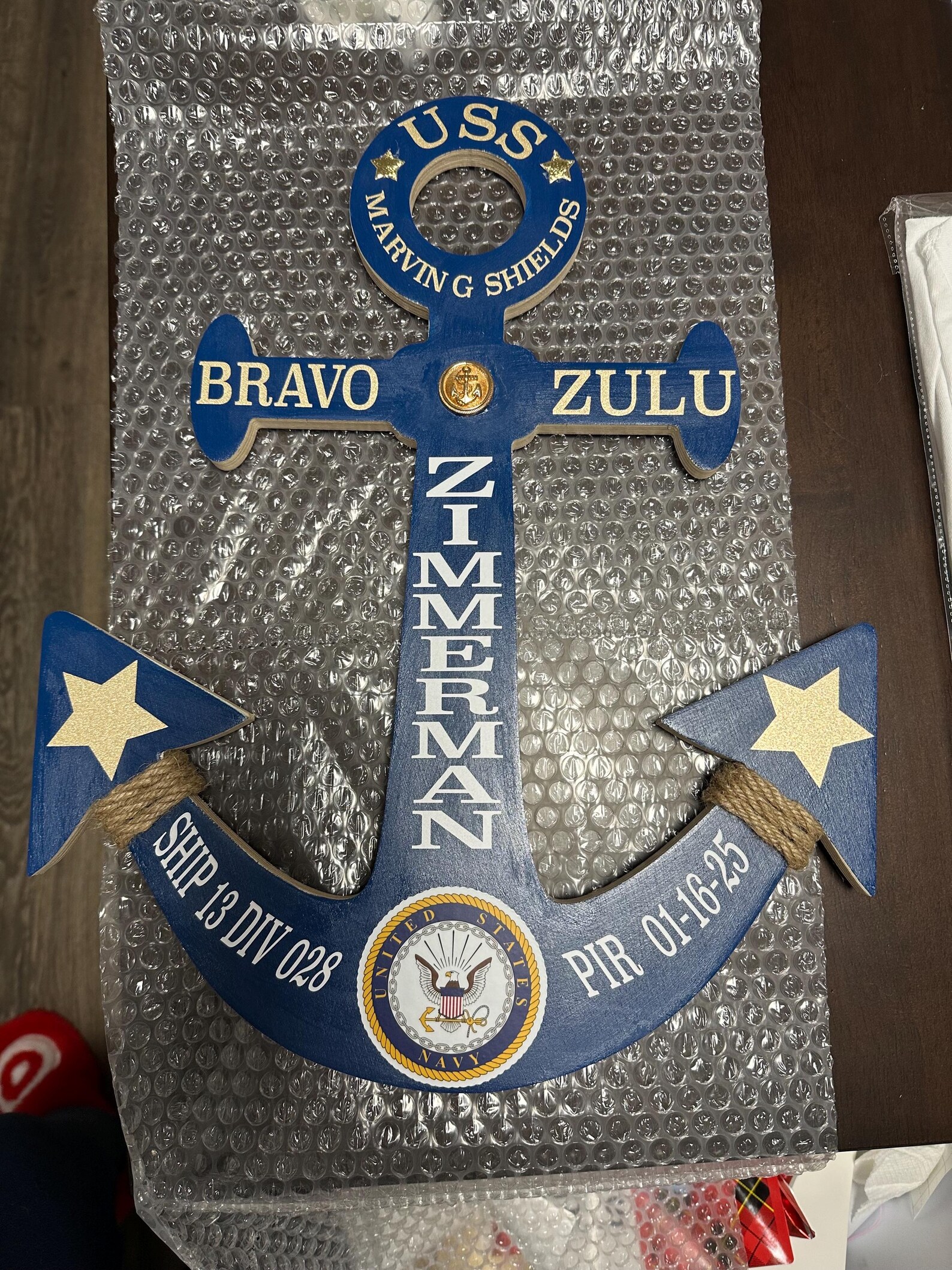 Navy Graduation Door Anchor - Etsy