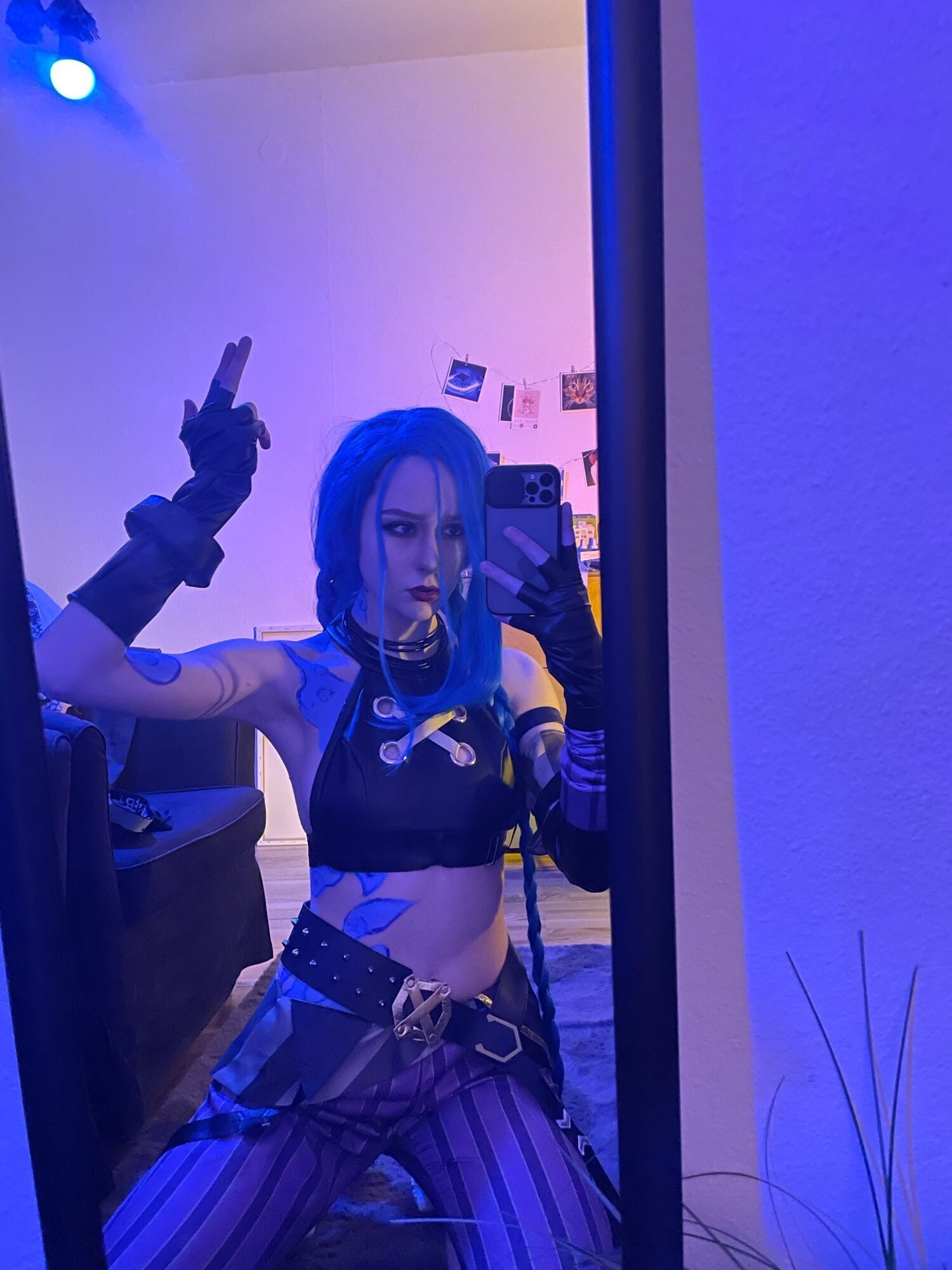 Arcane Jinx Cosplay Jinx Costume Halloween Party Costume League of ...