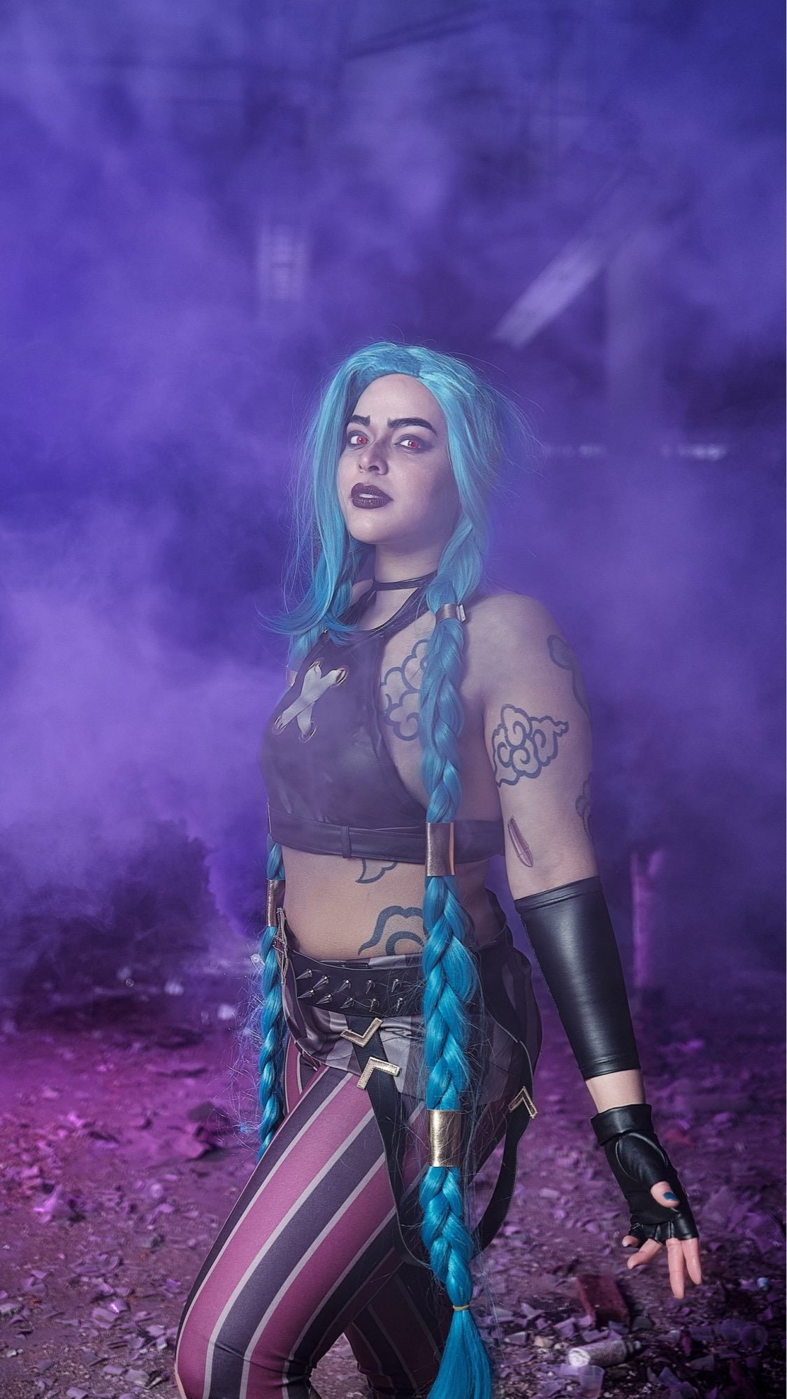 Jinx Tattoos, Cosplay Temporary Tattoos, League of Legends Cosplay ...