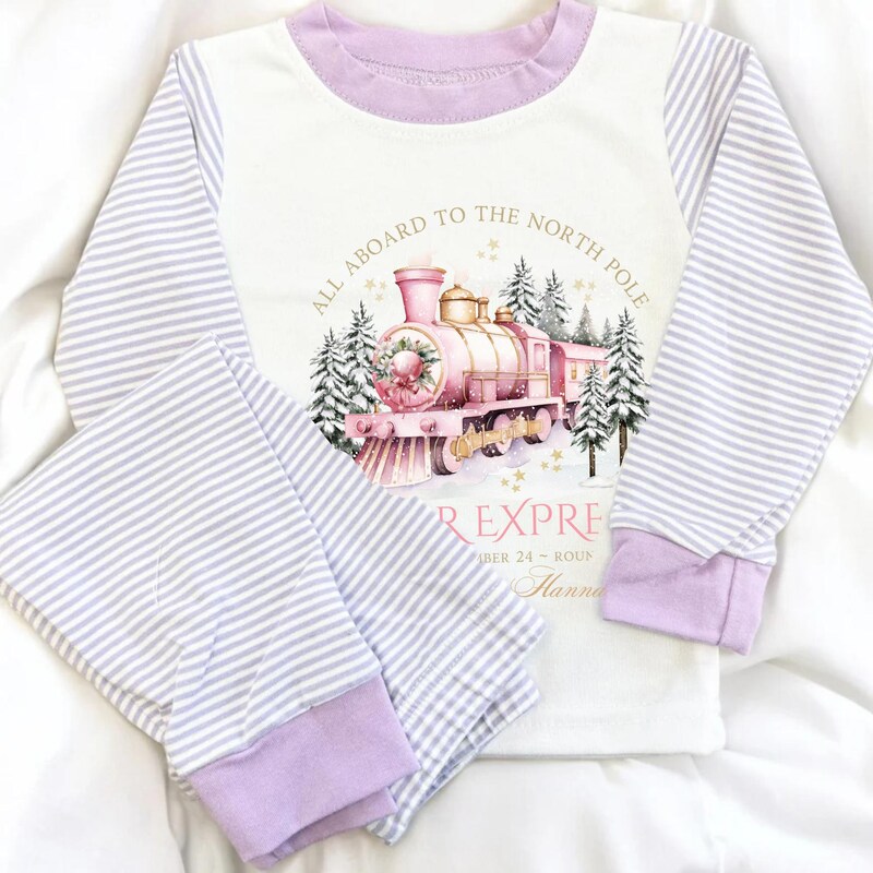 Polar Express Pajamas - Etsy