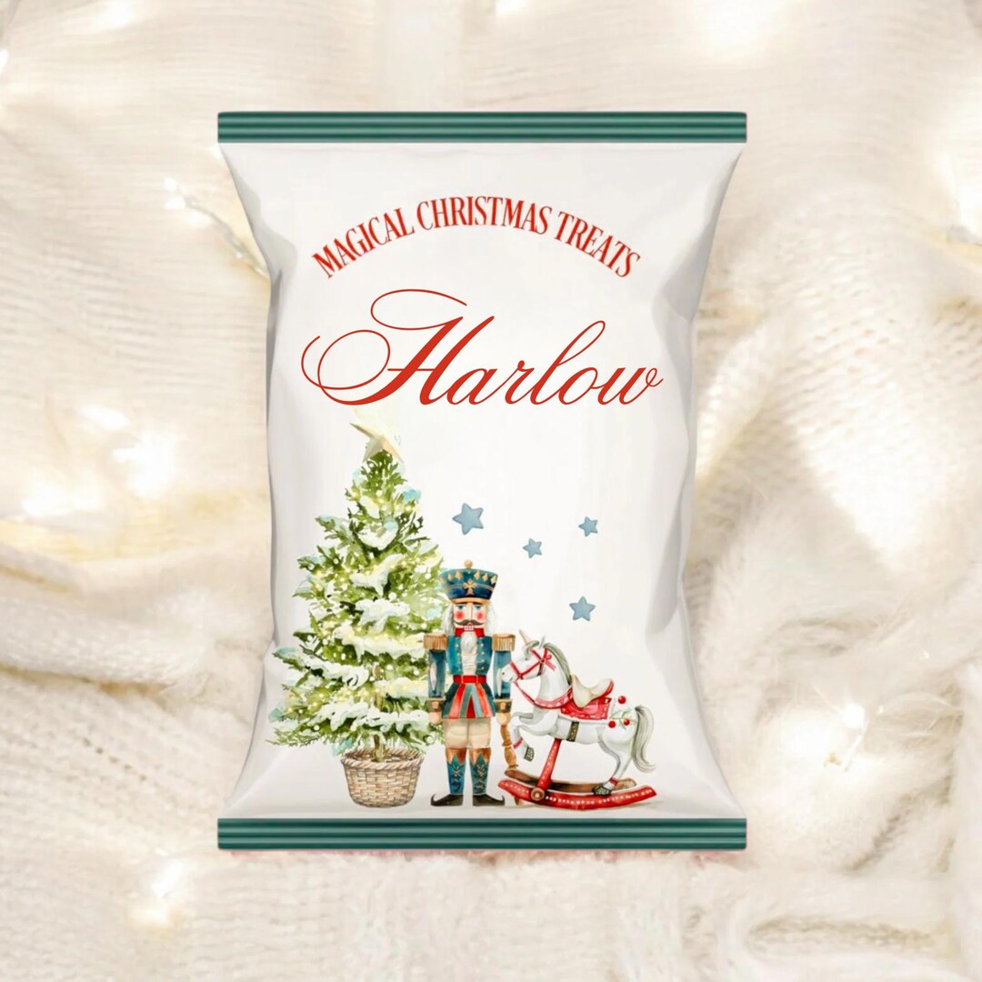 Nutcracker Treat Packet| Christmas Treats| Christmas Eve Box| Stocking ...