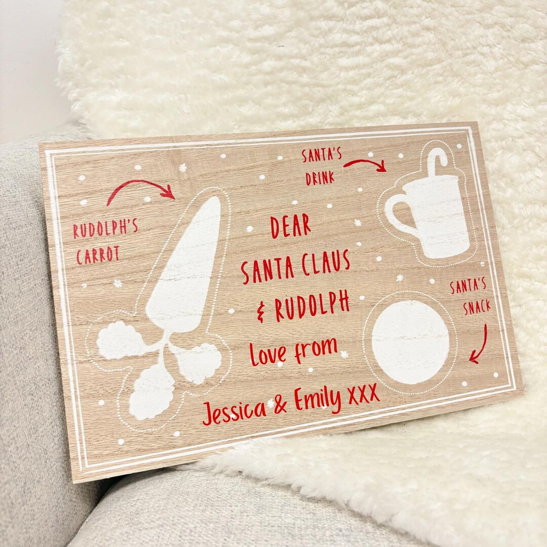 Santa Treat Board| Christmas Eve| Christmas Tradition| Rudolph| Santa ...