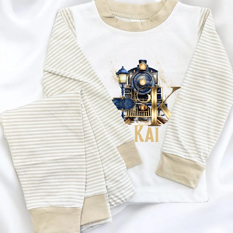 Polar Express Pajamas - Etsy
