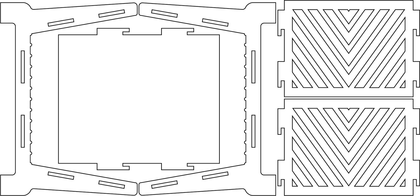 Vinyl Rack Laser Cut File, Svg Ai Pdf, INSTANT DOWNLOAD - Etsy