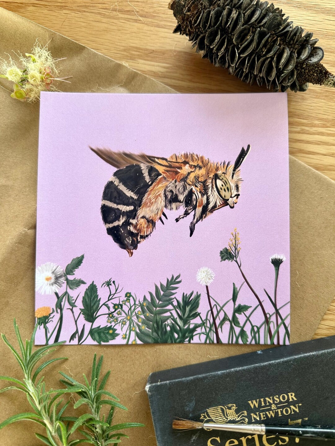 Busy Bee Downloadable Digital Art for Printing - Etsy