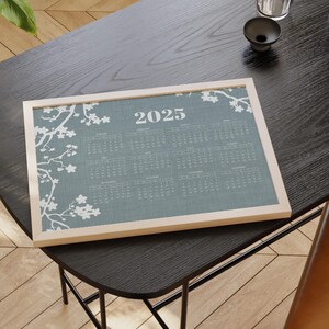 2025 One Page Calendar, Hanging Year Wall Calendar 2025, Year at a ...