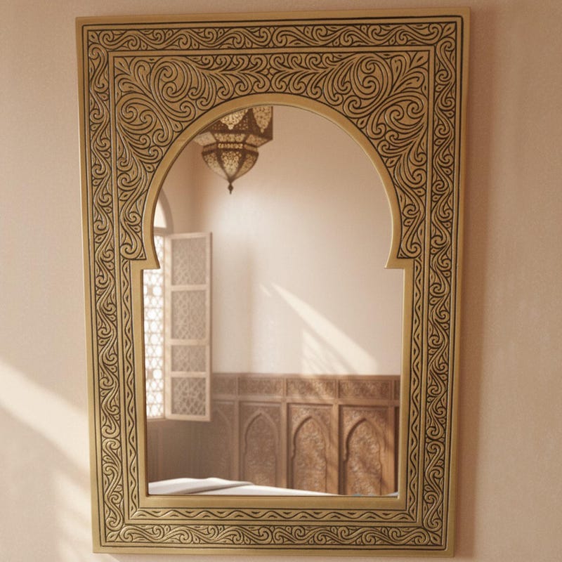 Moroccan Mirrors Brass - Etsy