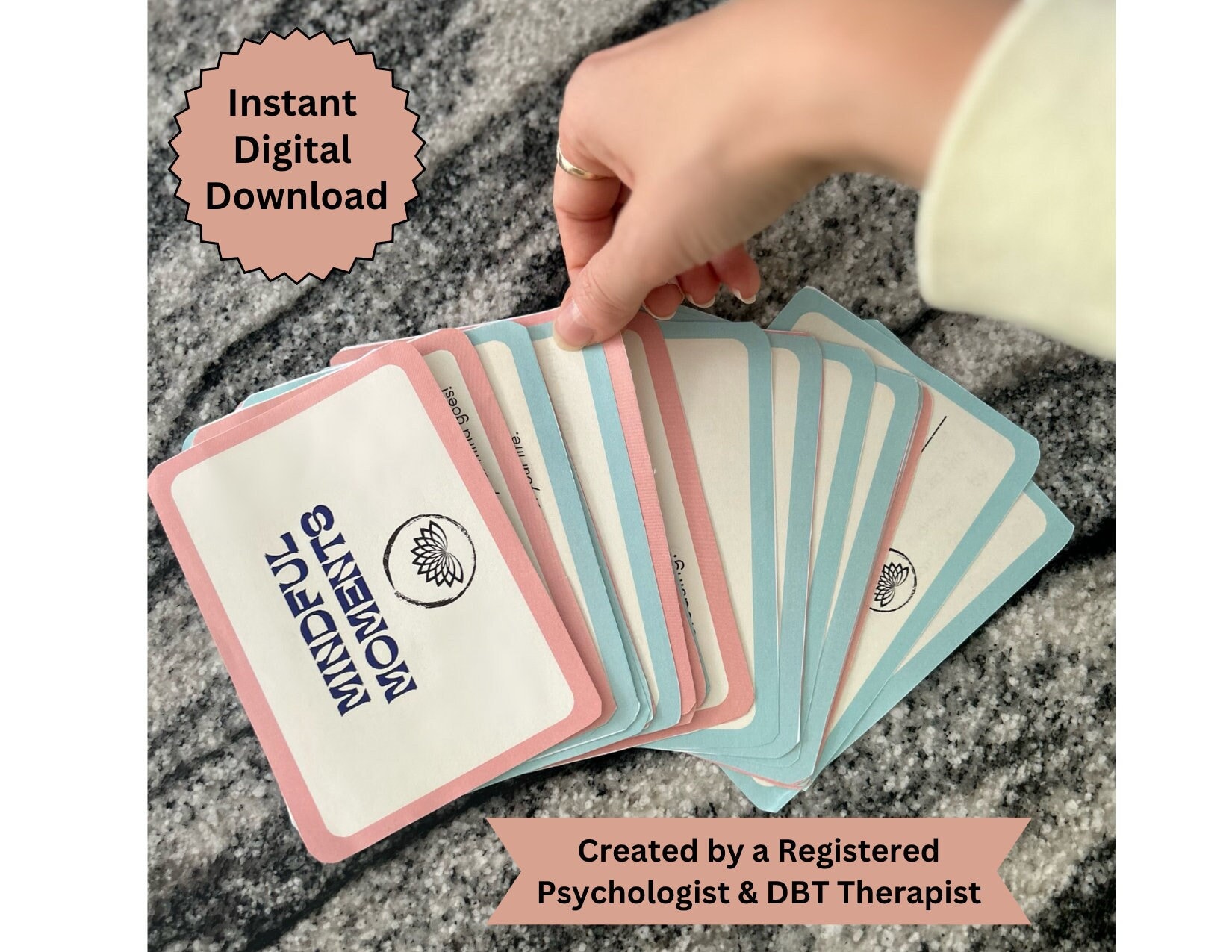 Mindfulness Cards, DBT Cards, Flash Cards, Mindful Activities ...