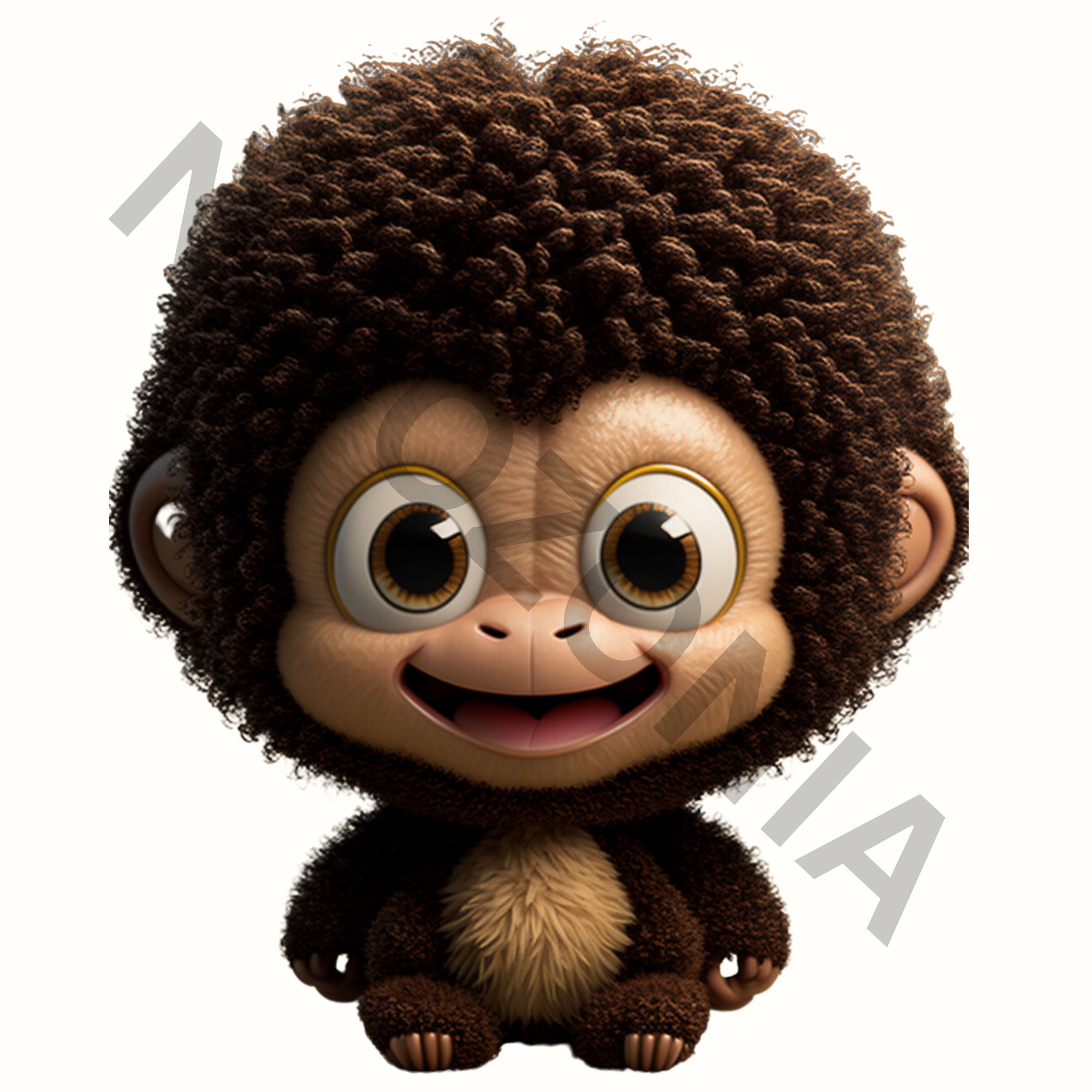 Cute Cartoon Animal Clipart Bundle, Baby Animals Pngs Commercial Use ...