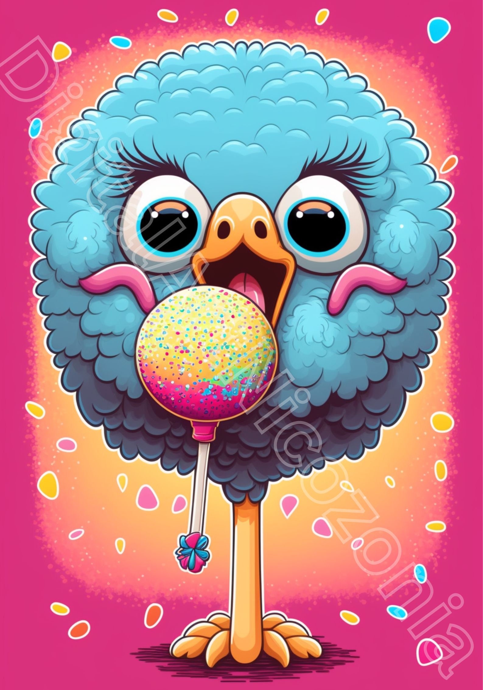 Ai Art Professional Midjourney Prompt For Cute Cartoon Candy Baby