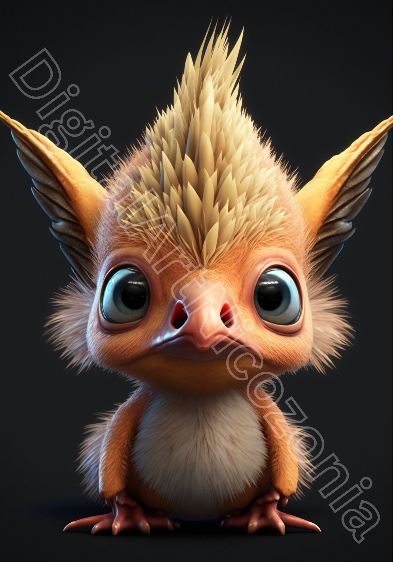 AI Art, Professional Midjourney Prompt for Cute Cartoon Baby Dinos, Dinosaurs, Commercial Use ...