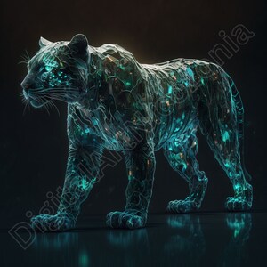 AI Art, Professional Midjourney Prompt for Fantasy Hologram Glowing ...