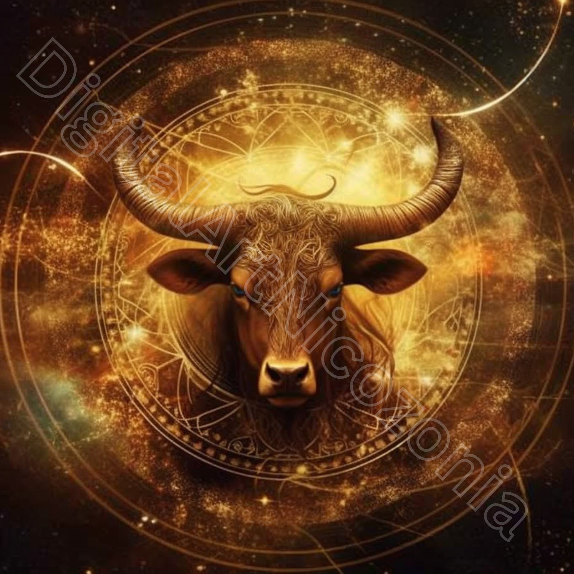 AI Art, Professional Midjourney Prompt for Celestial Western Zodiacs ...