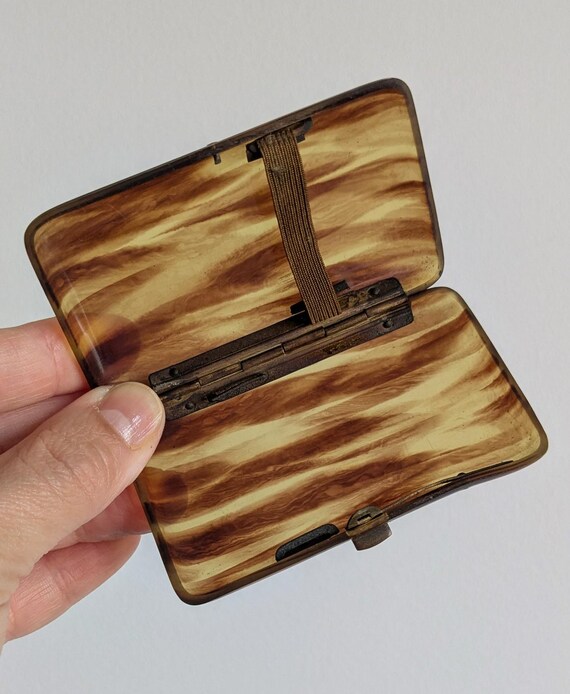 Antique Cigarette Case – Bakelite & Brass - early 20t… - Gem