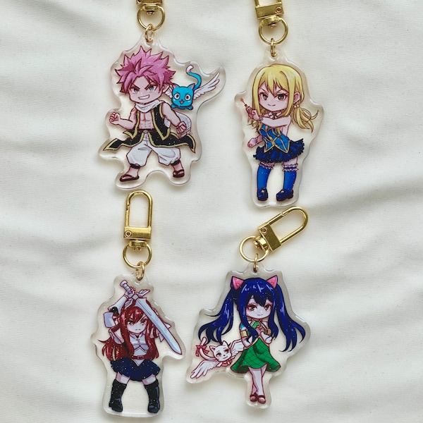 Fairy Tail Keychain - Etsy