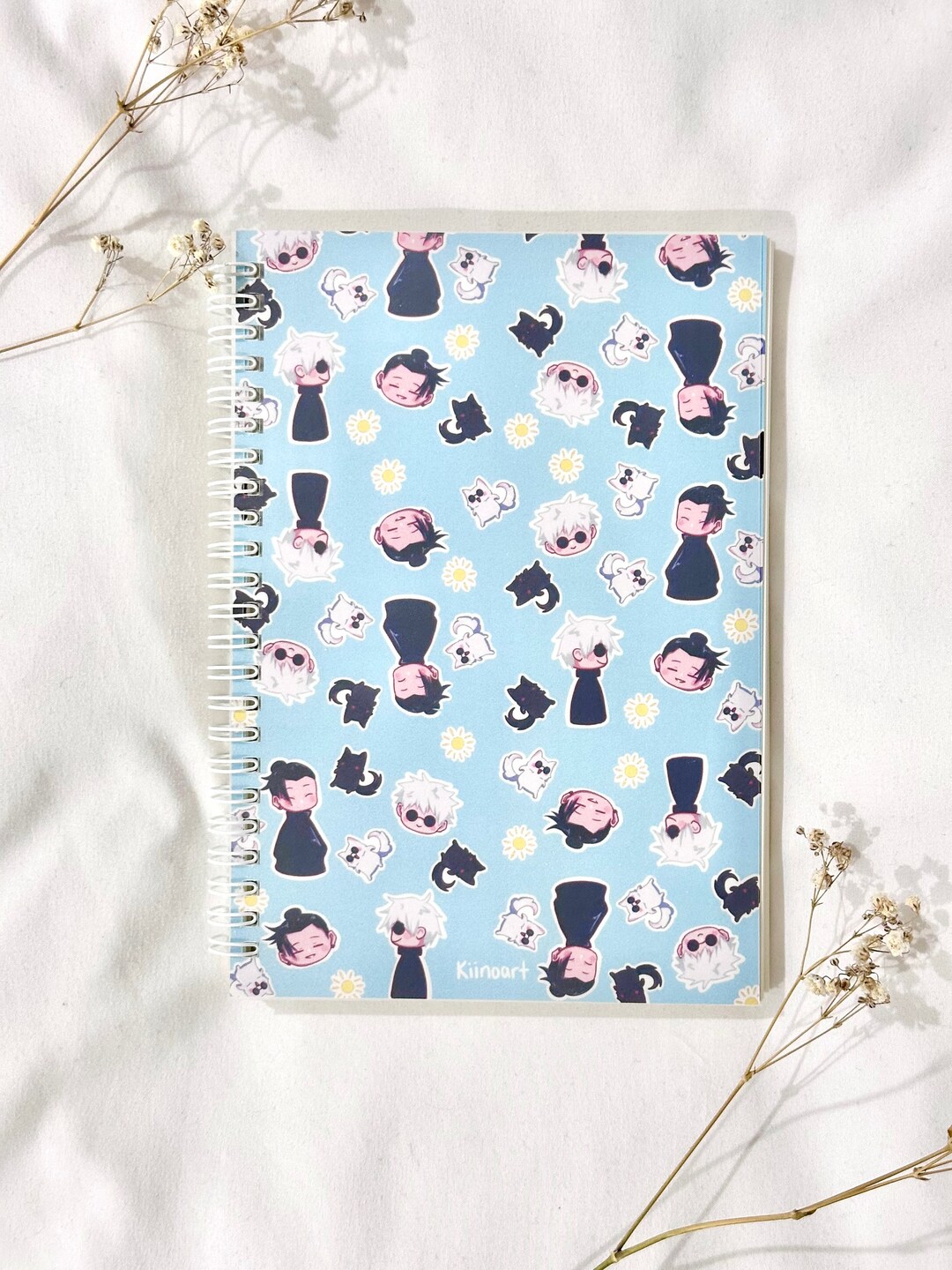 Curse Anime Dotted Notebook, Spiral Notebook, Scrapbooking, Note Taking ...