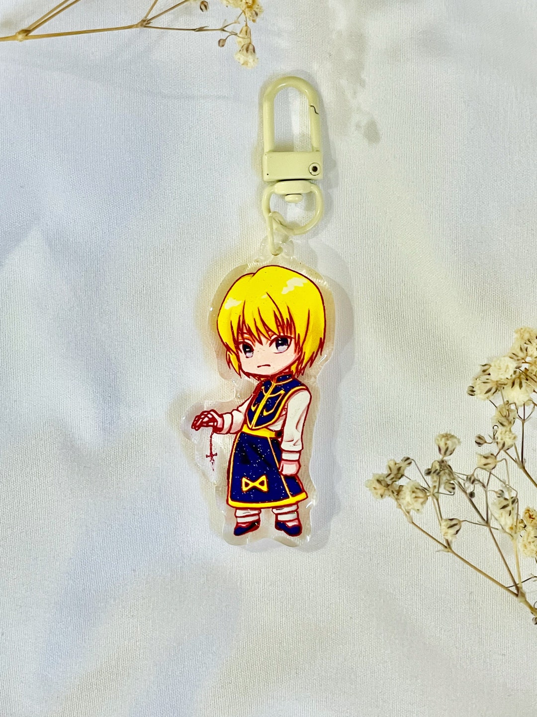 Hunter Anime Boy, Yellow Hair, Red Eye Clan, Cute Cool, Kawaii, Epoxy ...