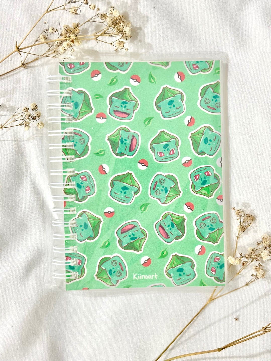 Poke Grass Starter Re-useable Sticker Book, Sticker Collection, - 50 ...