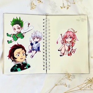 PRE-ORDER!! Curse Anime Re-useable Sticker Book, Sticker Collection ...