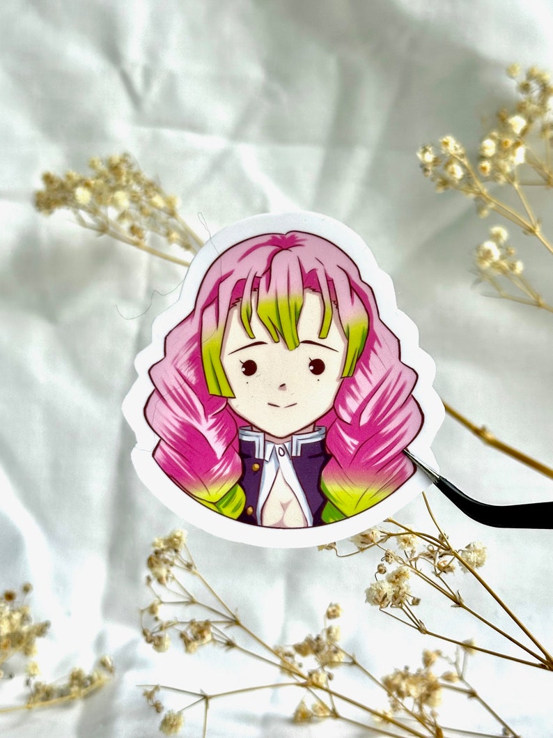 Demon Anime Pillars Hashira Cute Funny Stickers Waterproof, Vinyl Die ...