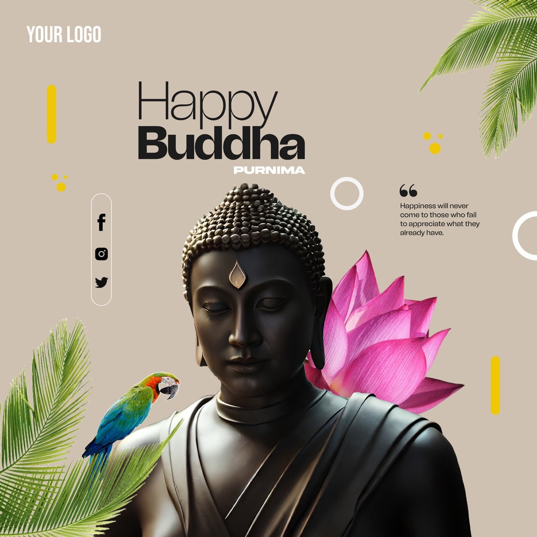 God Buddha Post and Poster for Social Media and Website,buddha Template ...