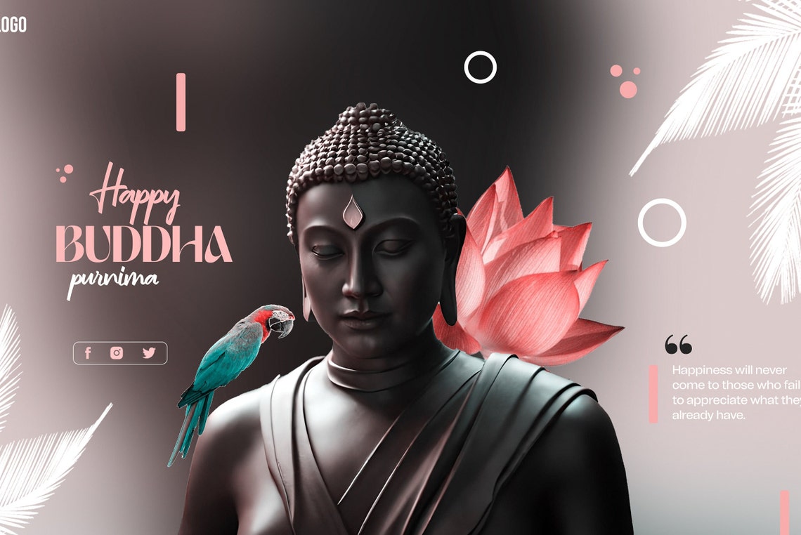 God Buddha Post and Poster for Social Media and Website,buddha Template ...