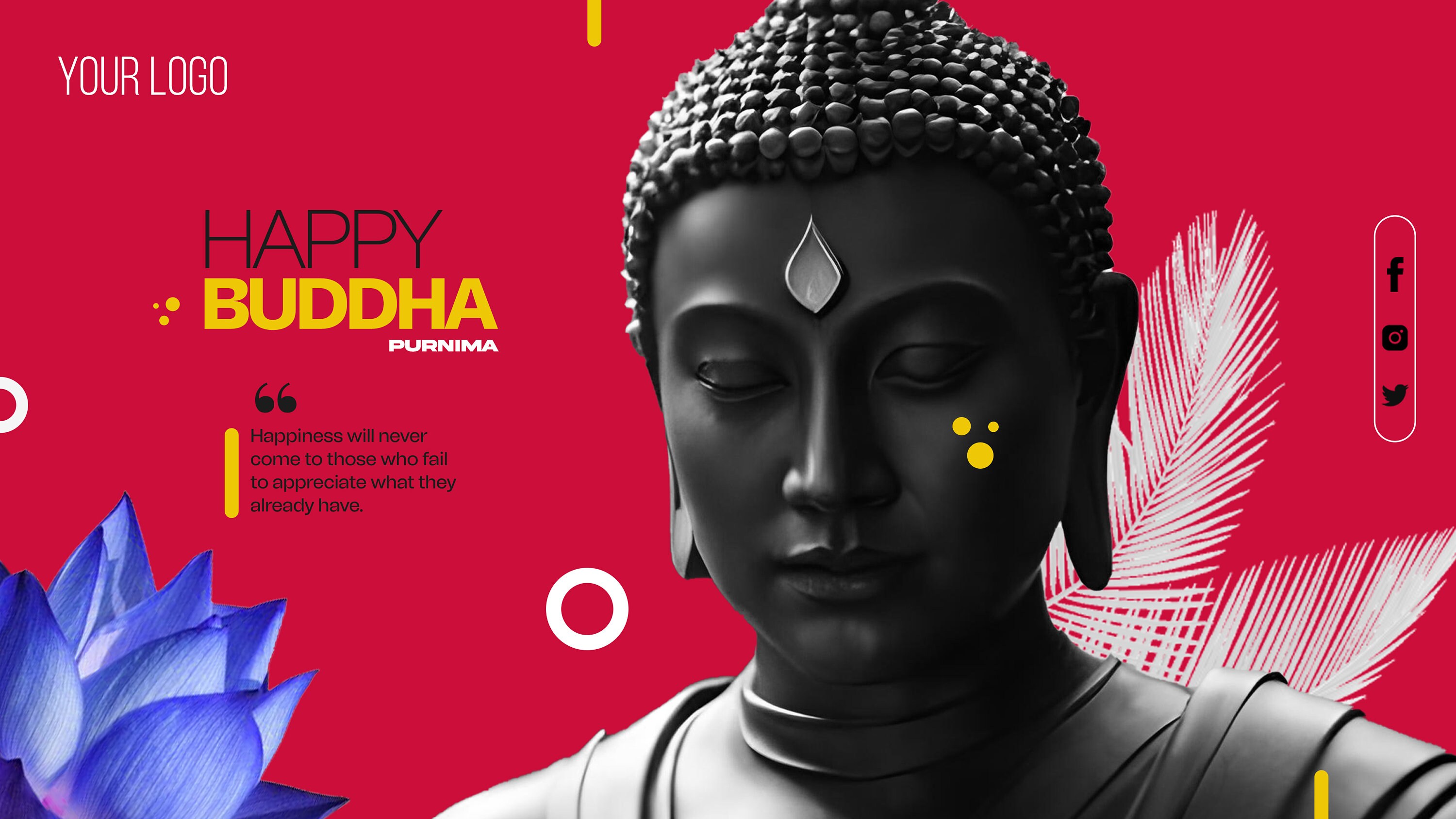 God Buddha Post and Poster for Social Media and Website,buddha Template ...