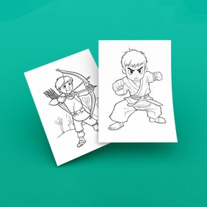 100+ Coloring Page Printable Kids Coloring Pages Bundle for Coloring ...