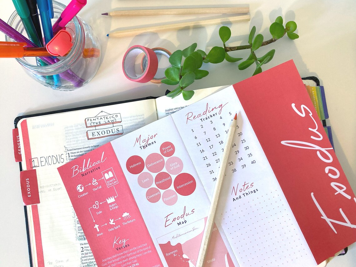 Printable Bible Cheat Sheet Exodus Overview, Books of the Bible ...