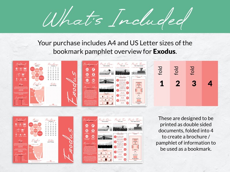 Printable Bible Cheat Sheet Exodus Overview, Books of the Bible ...