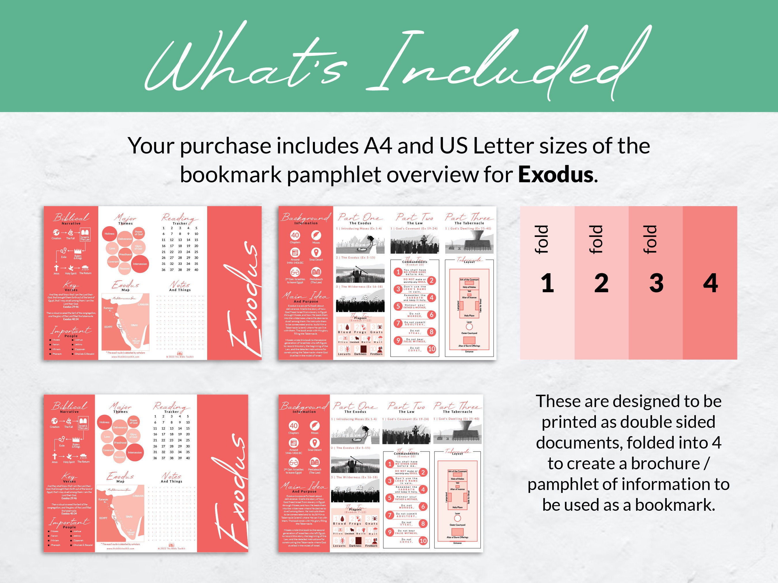 Printable Bible Cheat Sheet Exodus Overview, Books of the Bible ...