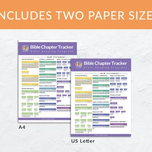 Printable Bible Reading Tracker, Track Chapters, Quiet Time Tool ...