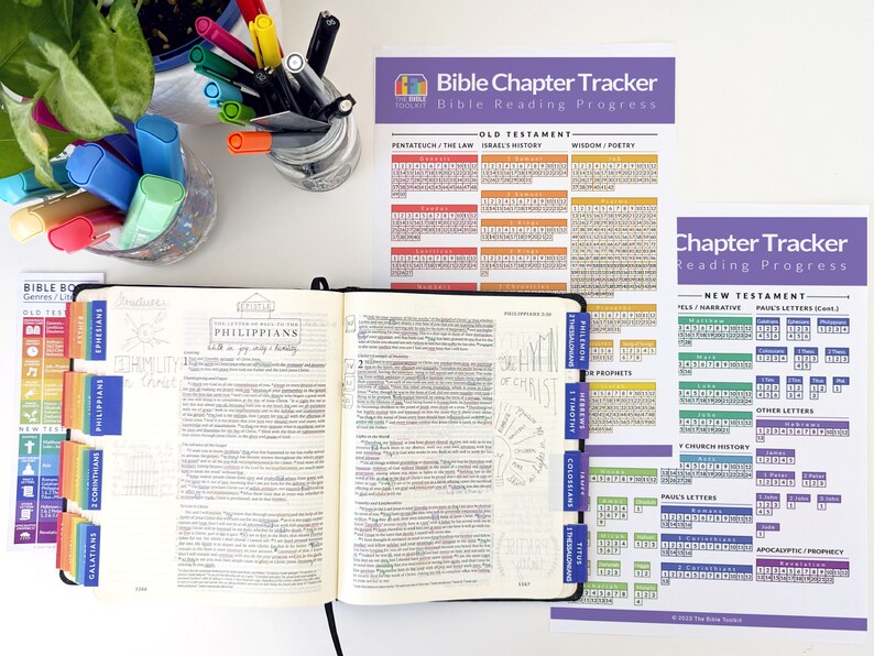 Printable Bible Reading Tracker, Track Chapters, Quiet Time Tool ...