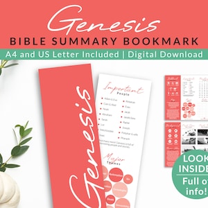 Printable Bible Cheat Sheet Genesis Overview, Books of the Bible ...