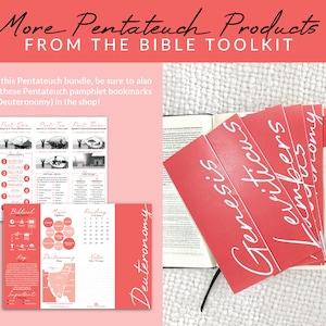 Bible Study Notes Pentateuch Printable Books of the Bible Breakdown ...