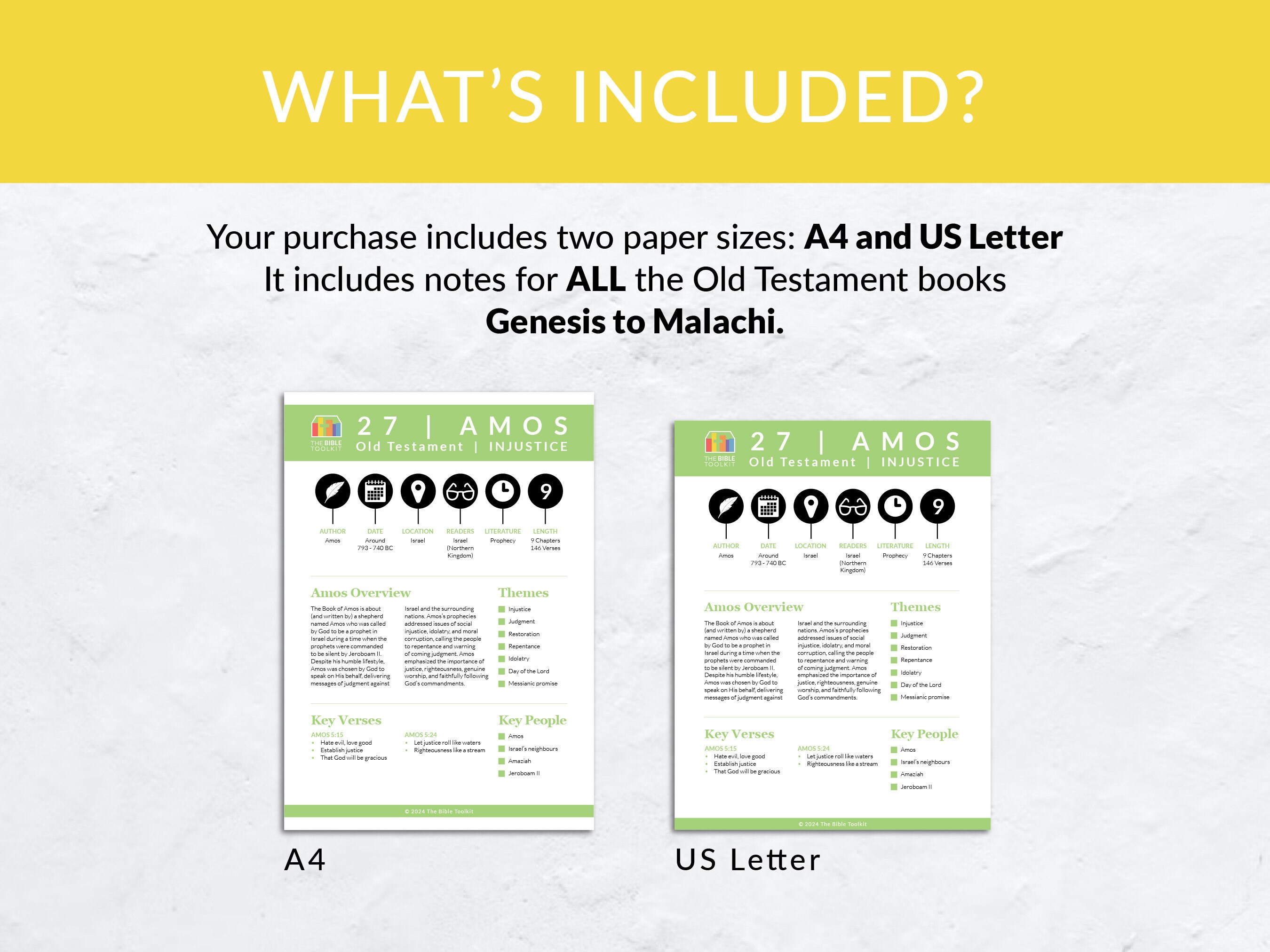 Old Testament Bible Book Summaries Bundle, Fun Christian Resources ...