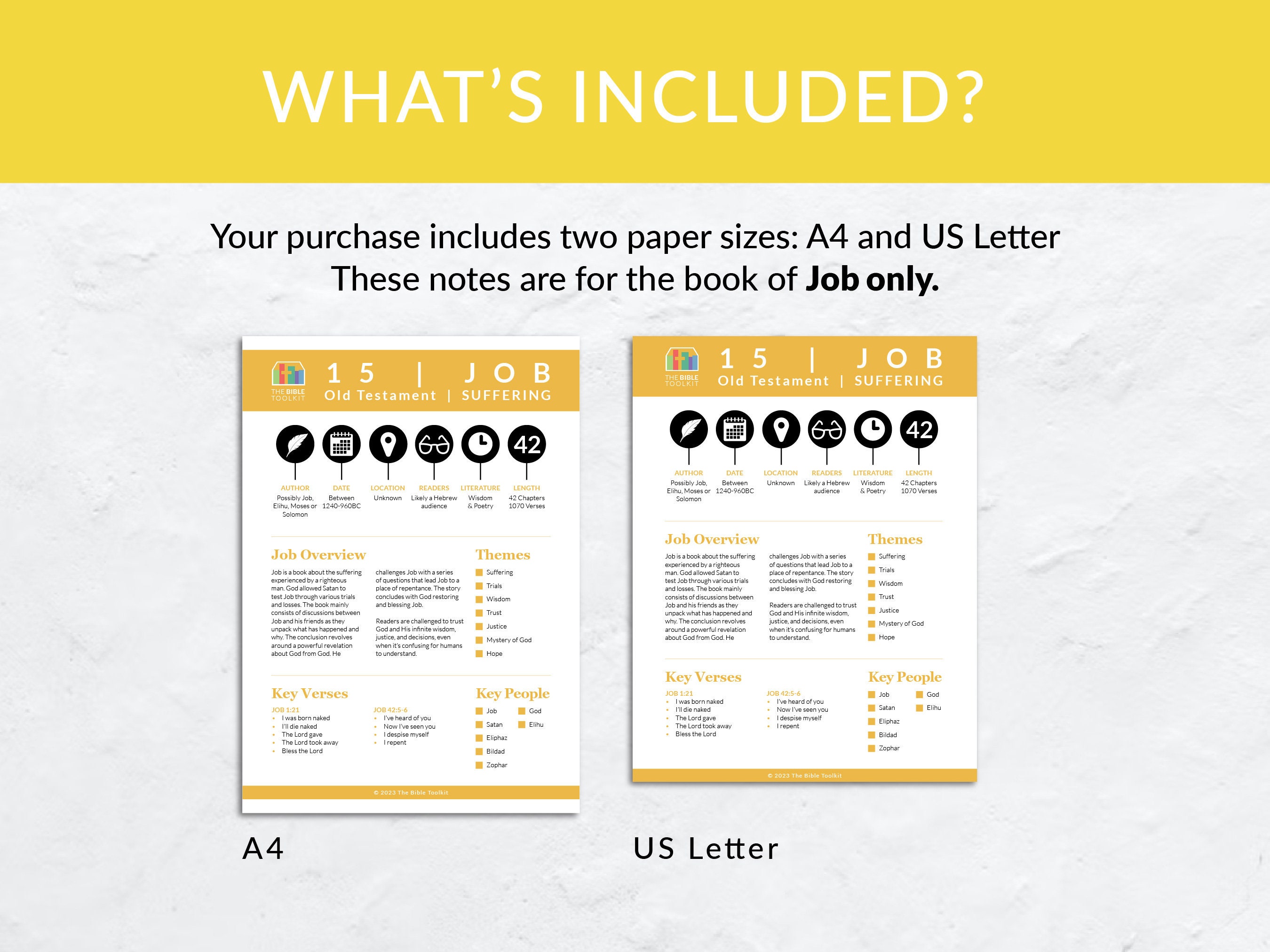 Job Printable Bible Breakdown, Old Testament Books of the Bible ...