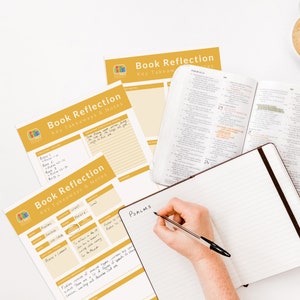 Bible Book Summary Template Scripture Writing Bundle Daily Devotional ...