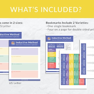 Inductive Bible Study Method Bundle, How to Study the Bible Set ...