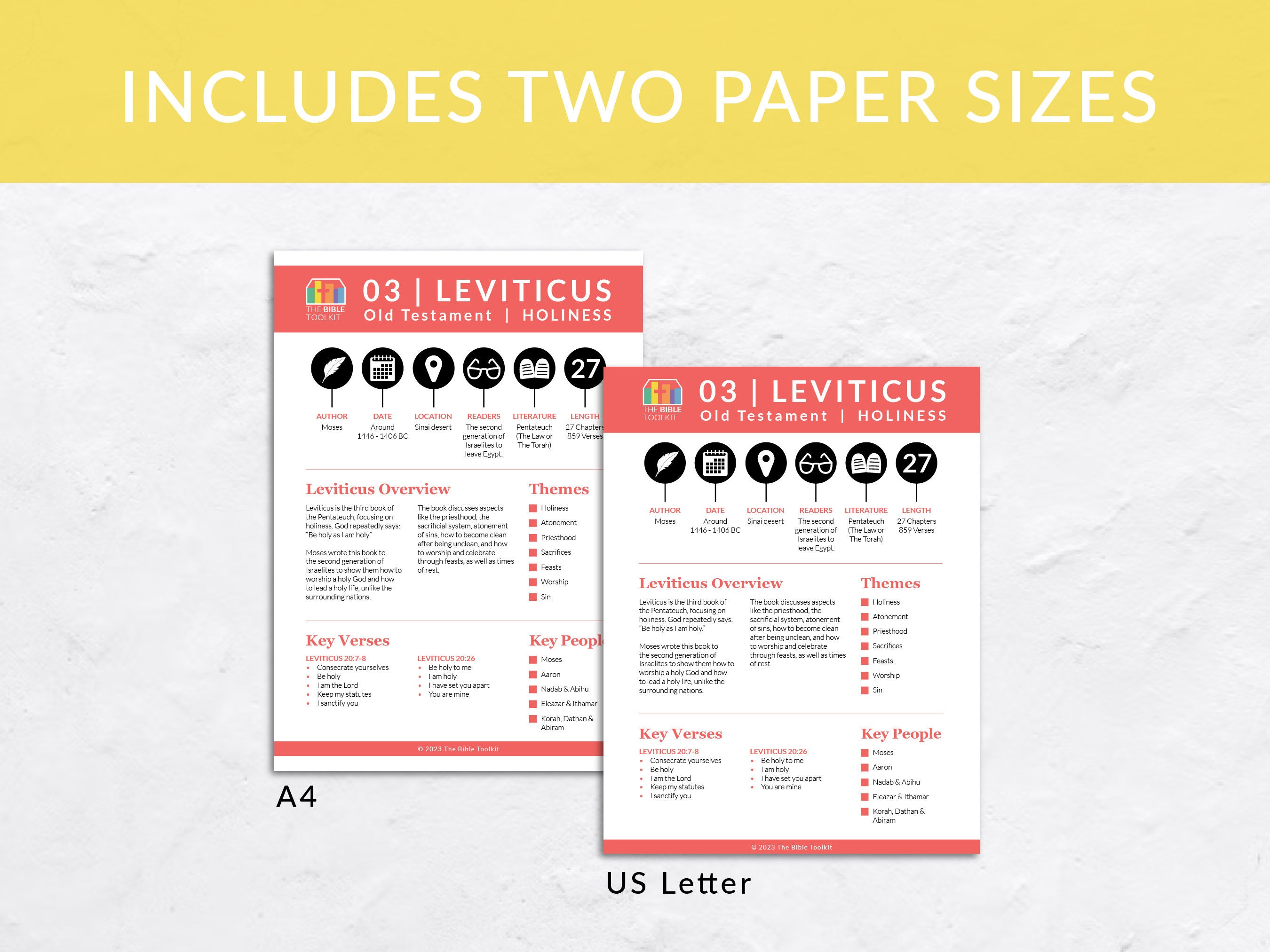 Leviticus Printable Bible Breakdown, Old Testament Cheat Sheets, Books ...