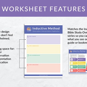 Inductive Bible Study Method Bundle, How to Study the Bible Set ...