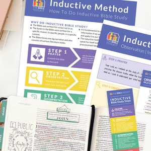Inductive Bible Study Method Bundle, How to Study the Bible Set ...