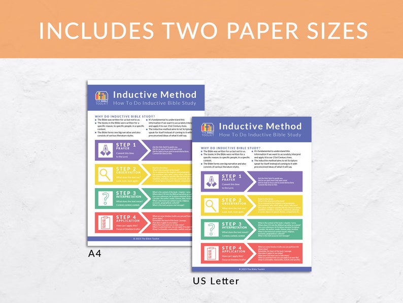 Inductive Bible Study Overview, Christian Inductive Method, Study Guide ...