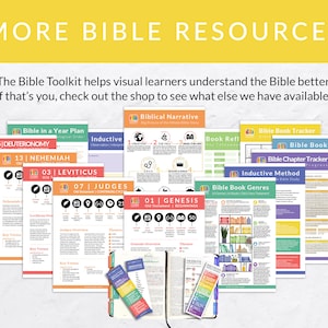 Printable Inductive Bible Study Bookmark, Scripture Color Code Legend ...