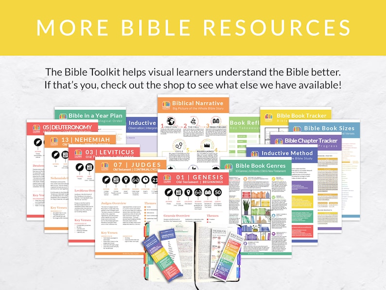 Printable Inductive Bible Study Bookmark, Scripture Color Code Legend ...