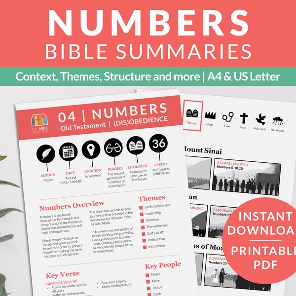 Bible Breakdown Sheets - Etsy