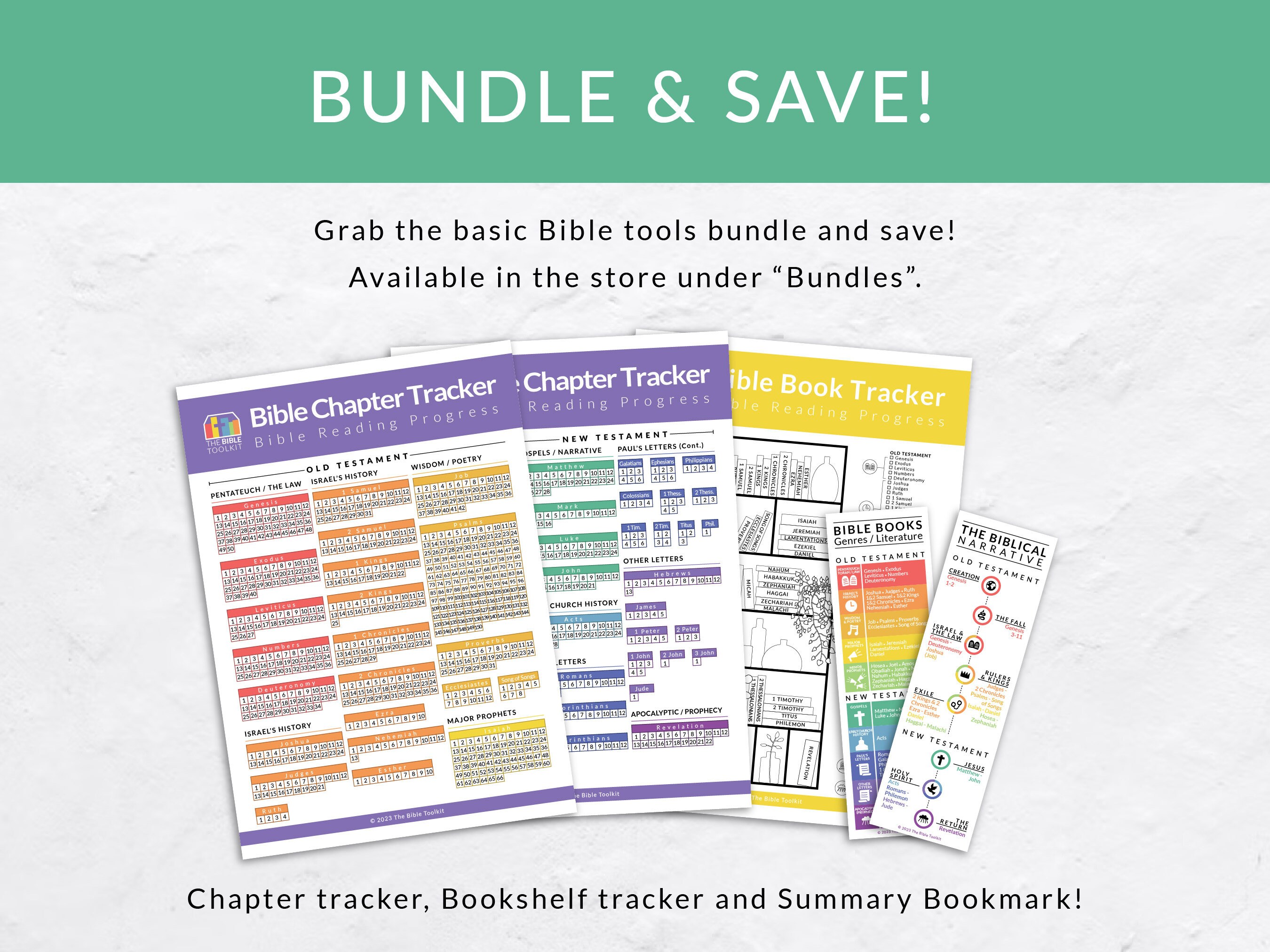 Printable Bible Reading Tracker, Track Chapters, Quiet Time Tool ...
