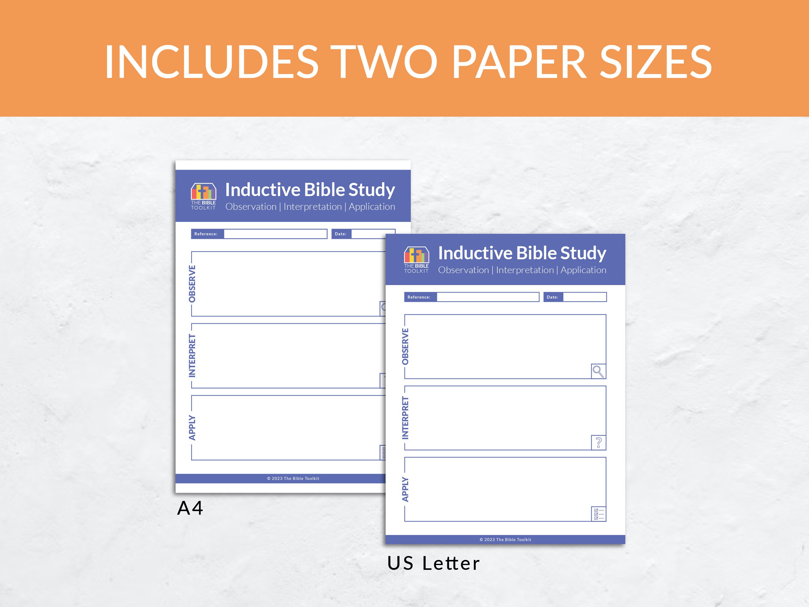 Inductive Bible Study Worksheet Template Bundle, Printable Bible Study ...
