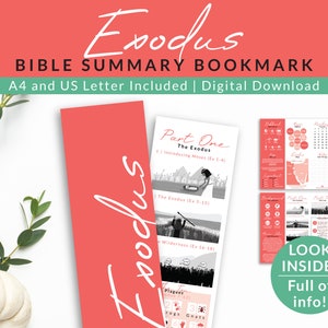 Printable Bible Cheat Sheet Exodus Overview, Books of the Bible ...