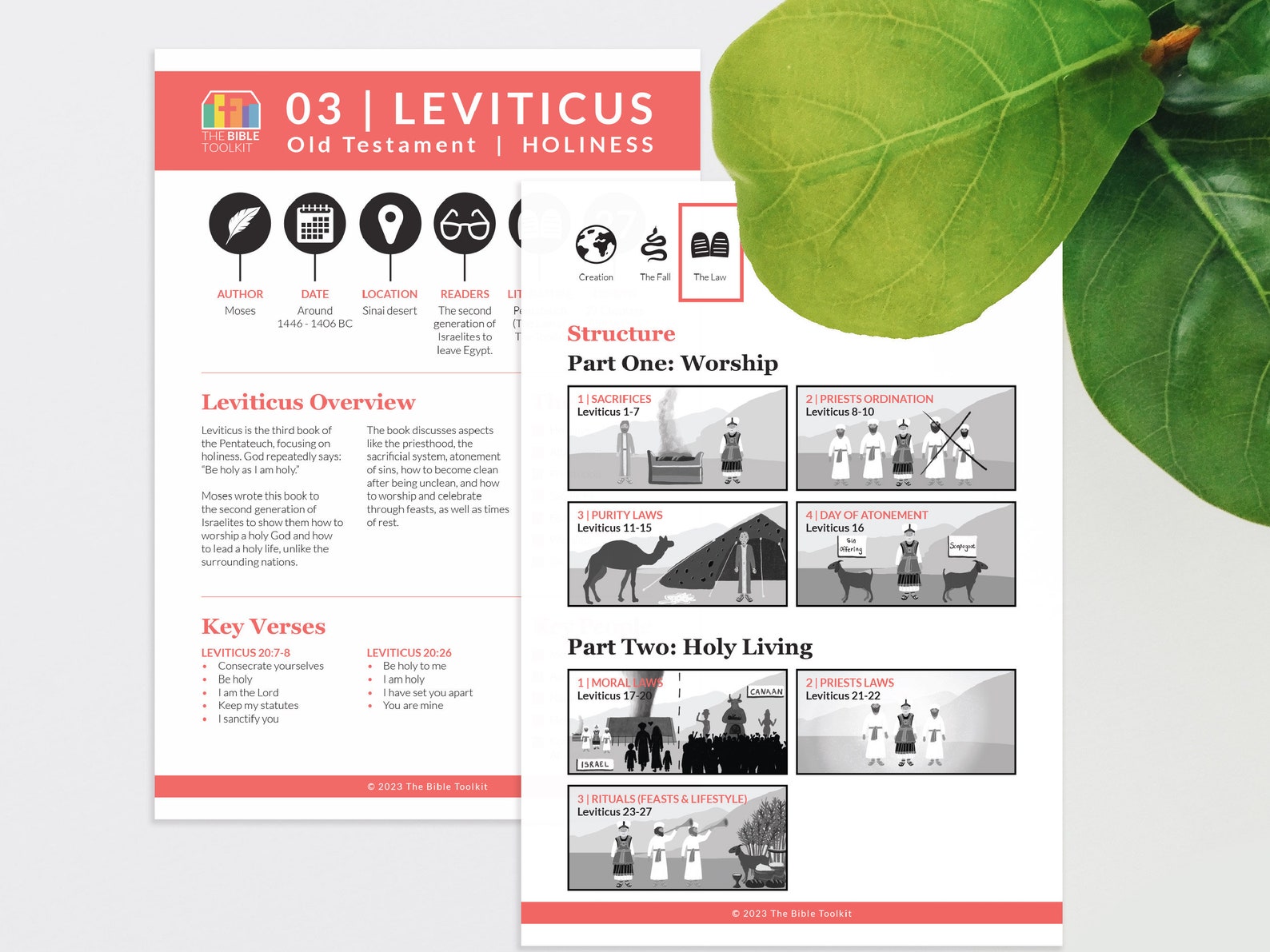 Leviticus Bible Study Guide Printable Book Breakdown Books - Etsy